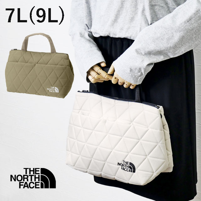 送料無料 トートバッグ メンズ レディース SS 春夏 新作 夏新作 秋新作 人気 流行 定番 2025 ザ・ノース・フェイス NM32355 7L(9L) PC A4 BAG ジオフェイス ボックストート タブレット 13インチ ノートPC バック 出張 通勤 通学 手提げ 鞄 キルティング トート バッグ