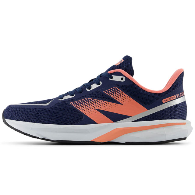 送料無料 スニーカー ランニングシューズ ローカット レディース SS 春夏 新作 夏新作 秋新作 人気 流行 定番 2025 ニューバランス new balance v7 WFLSH NP7 ワイズB ダイナソフト フラッシュ ネイビー/ピンク 靴