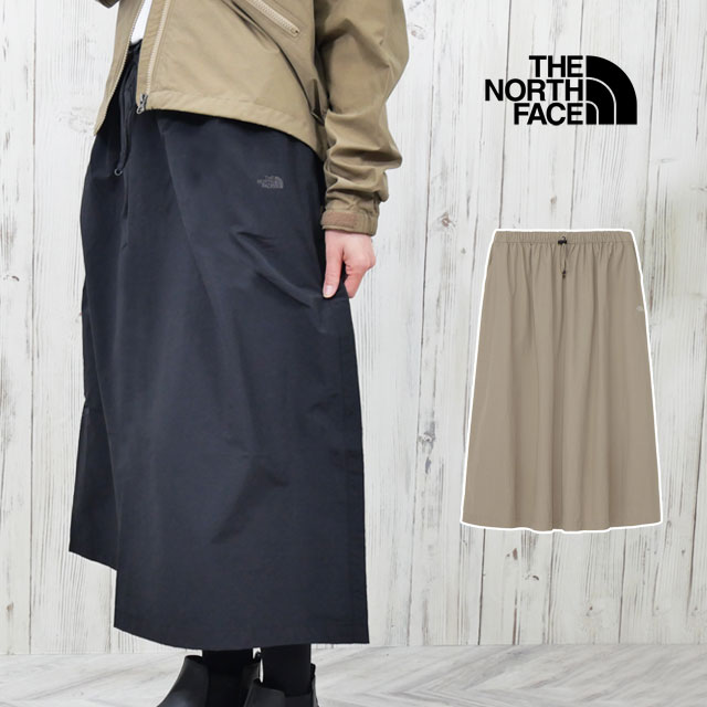 メール便送料無料 ジャーニーズギャザースカート レディース SS 春夏 新作 夏新作 秋新作 人気 流行 定番 2025 ザ・ノース・フェイス NBW32564 ボトム アウトドア キャンプ グランピング 可愛い アパレル 黒 ブラック グレージュ ウエストゴム