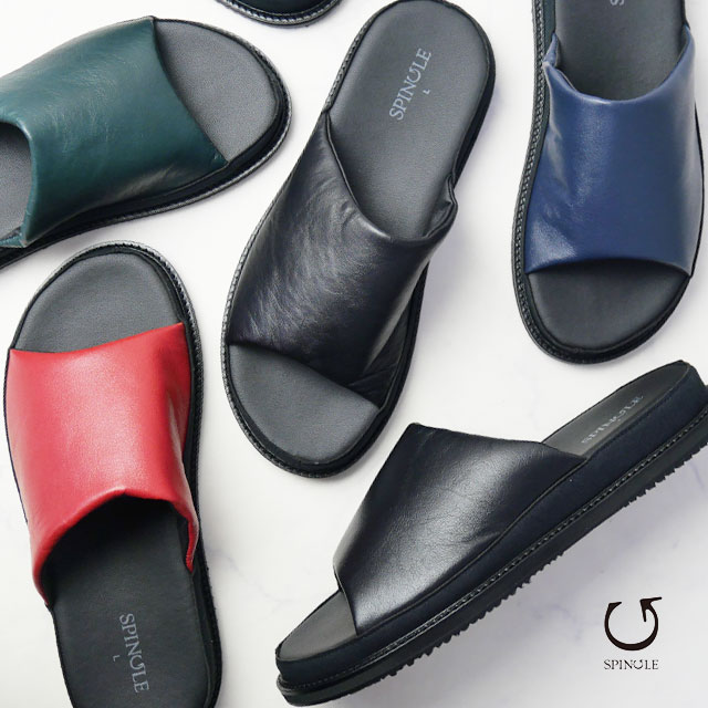 送料無料 コンフォートサンダル サンダル メンズ SS 春夏 新作 夏新作 秋新作 人気 流行 定番 2025 スピングル SPINGLE SP-1718 本革 メイドインジャパン レザーサンダル 日本製 カンガルーレザー ブラック 黒 ディープグリーン ディープネイビー ディープレッド 靴