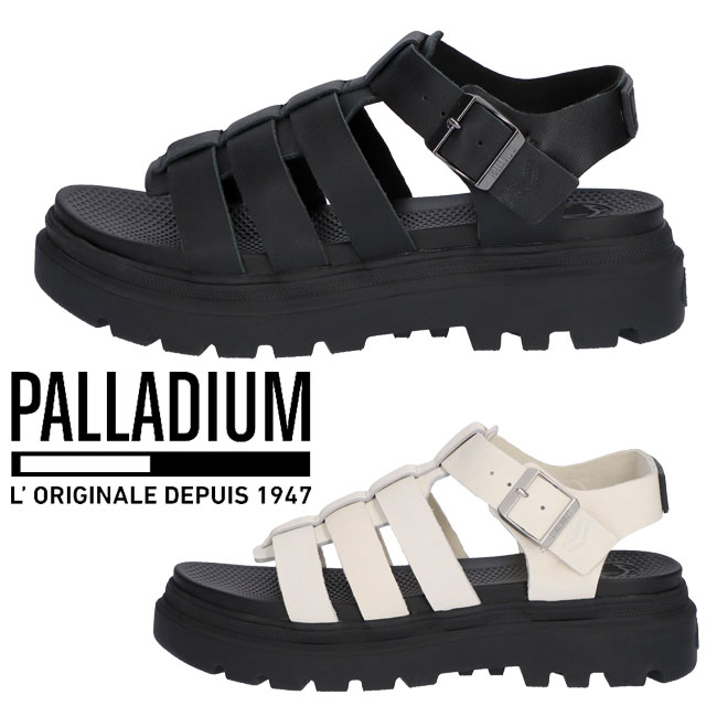 送料無料 サンダル ストラップサンダル レディース SS 春夏 新作 夏新作 秋新作 人気 流行 定番 2025 パラディウム PALLADIUM 94462 008 180 厚底 パラクルーズ フィッシャーマン 軽量 スポサン カジュアルシューズ ブラック 黒 クリームホワイト 白 靴