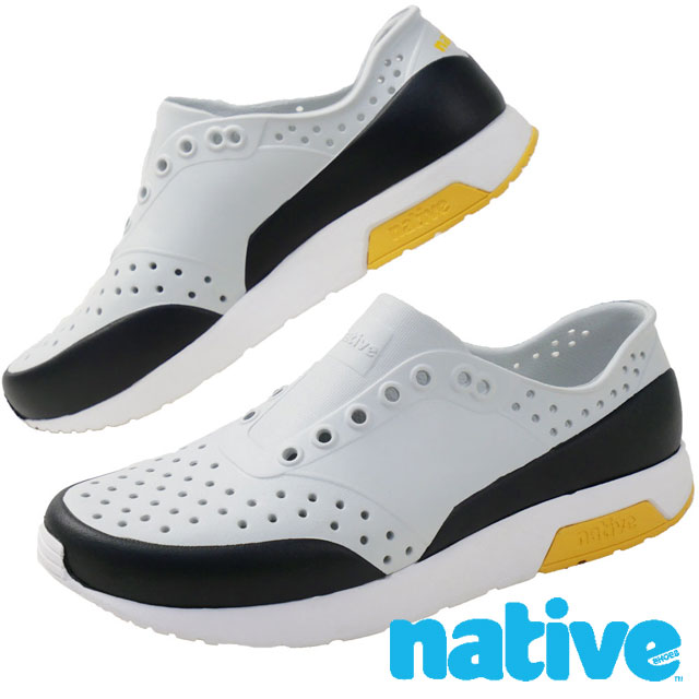 送料無料 スニーカー スリッポン ローカット メンズ SS 春夏 新作 夏新作 秋新作 人気 流行 定番 2025 ネイティブ native F0000231 1748 厚底 レノックス ワンダーフォーム ブロック ラバーシューズ アウトドア ハイアムズグレー/シェルホワイト/ジフィーポーレン 靴