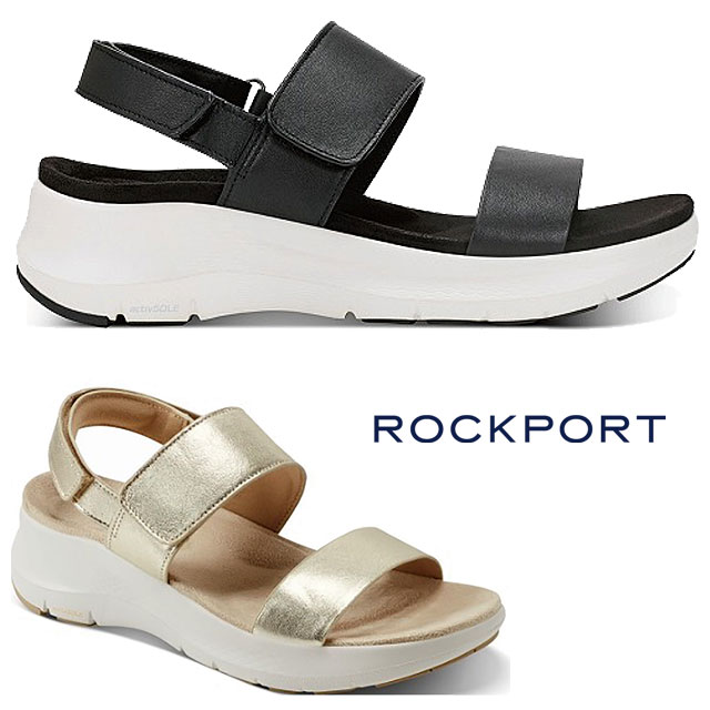 送料無料 サンダル レディース SS 春夏 新作 夏新作 秋新作 人気 流行 定番 2025 ロックポート ROCKPORT RMF-S25S29M RMF-S25S31M 厚底 クエラ スポーツサンダルス オフィス カジュアルトラップサンダル 本革 レザーサンダル ブラック ゴールド