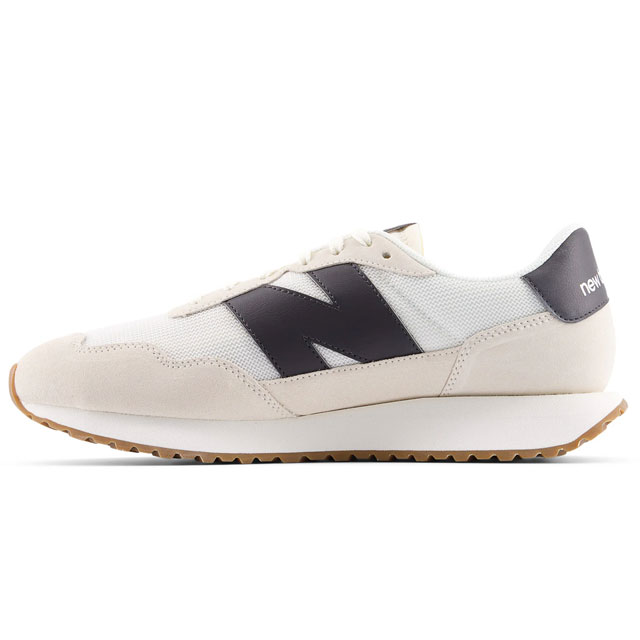 送料無料 スニーカー ローカット メンズ レディース AW 秋冬 新作 秋新作 冬新作 人気 流行 定番 2025 ニューバランス new balance NB MS237 WB ワイズD カジュアルシューズ オフホワイト/ブラック 靴