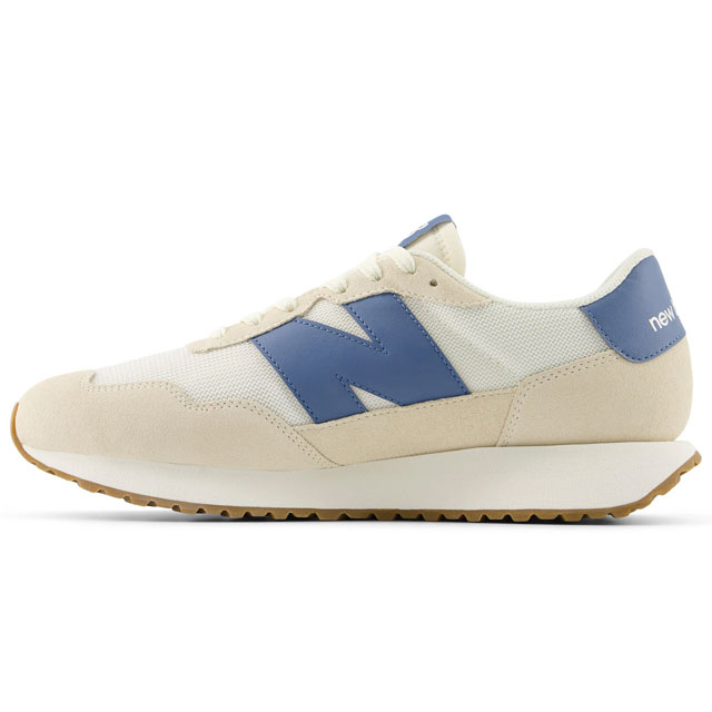 送料無料 スニーカー ローカット レディース AW 秋冬 新作 秋新作 冬新作 人気 流行 定番 2025 ニューバランス new balance NB MS237 WL ワイズD カジュアルシューズ オフホワイト/ブルー 靴