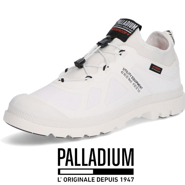 送料無料 スニーカー ローカット メンズ レディース SS 春夏 新作 夏新作 秋新作 人気 流行 定番 2025 パラディウム PALLADIUM LT + XPLR 74474 防水 靴 パンパ ロー ウォータープルーフ+ スターホワイト