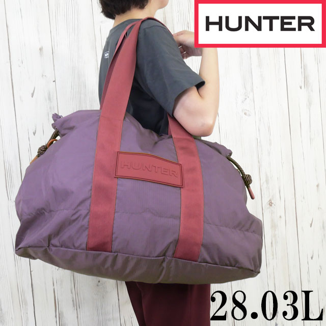 送料無料 トートバッグ ボストンバッグ メンズ レディース AW 秋冬 新作 秋新作 冬新作 人気 流行 定番 2025 ハンター HUNTER 28.03L BAG 2WAY UBW3603NRS トラベル リップストップ ホールドオール バッグ 肩掛け 斜め掛け 旅行 大きめ かばん 大容量 バック 鞄