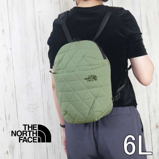 送料無料 バックパック リュックサック メンズ レディース AW 秋冬 新作 秋新作 冬新作 人気 流行 定番 2025 ザ・ノース・フェイス NM32351 6L BAG ジオフェイスミニパック バック カバン デイパック アウトドア お出掛け 鞄 緑