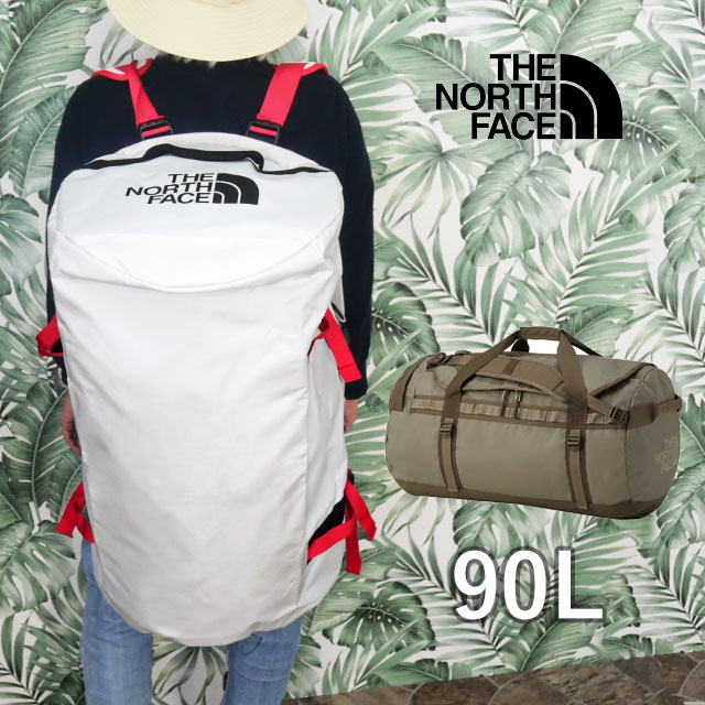 送料無料 ドラムバッグ バックパック ボストンバッグ メンズ レディース AW 秋冬 新作 秋新作 冬新作 人気 流行 定番 2025 ザ・ノース・フェイス L 90L NM82366 ダッフルバッグ BCダッフル リュック ベースキャンプ アウトドア 出張 旅行 モカブラウン ホワイト