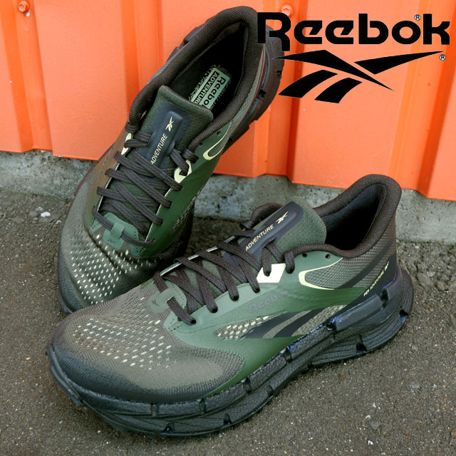 送料無料 スニーカー ローカット メンズ AW 秋冬 新作 秋新作 冬新作 人気 流行 定番 2025 リーボック Reebok 1 100225399 フロートジグ アドベンチャー トレイルランニングシューズ 紐靴 グリーン/ブラック/イエロー 靴