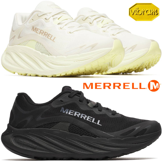 送料無料 スニーカー ランニングシューズ ローカット レディース AW 秋冬 新作 秋新作 冬新作 人気 流行 定番 2025 メレル MERRELL J068712 J068654 プロモーフ アウトドア トレイルランニング ロードランニング ヴィブラム ブラック 黒 エクリュ/ハニーデュー 紐靴
