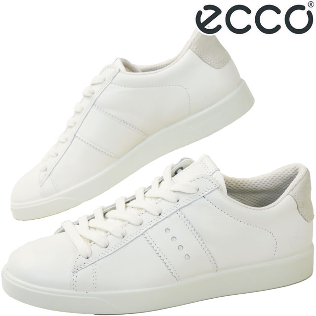 送料無料 スニーカー レースアップ ローカット レディース AW 秋冬 新作 秋新作 冬新作 人気 流行 定番 2025 エコー ECCO 212803 59390 白 靴 スポーツシューズ ストリートライトW ホワイト