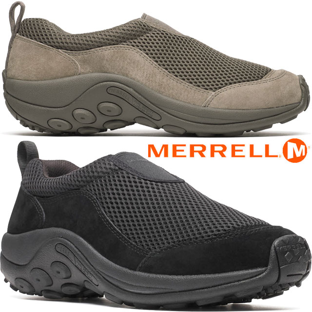 送料無料 スニーカー スリッポン ローカット メンズ AW 秋冬 新作 秋新作 冬新作 人気 流行 定番 2025 メレル MERRELL SE J500651 J500645 ジャングルモック ブリーズ アウトドア カジュアルシューズ 靴 トリプルブラック ガンスモーク