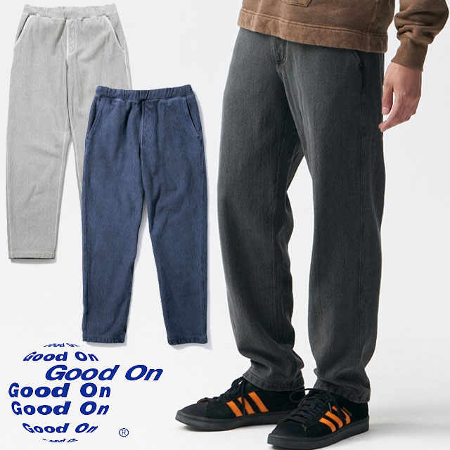 送料無料 ヘビースウェットパンツ メンズ レディース AW 秋冬 新作 秋新作 冬新作 人気 流行 定番 2026 グッドオン GOOD ON GOPT2210 ボトムス ズボン 無地 スエット 長ズボン シンプル 定番 ウェア アパレル コットンUSA 服 日本製 黒 紺 灰