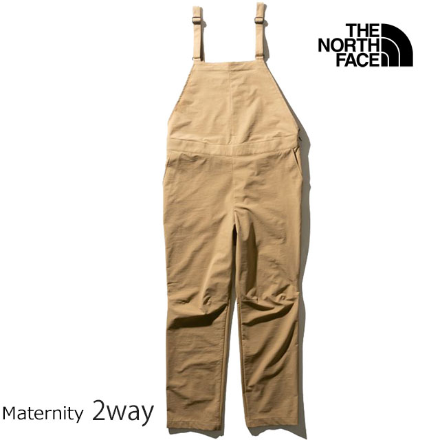 送料無料 レディース ベビー SS 春夏 新作 2022 冬新作 デニム 人気 流行 定番 THE NORTH FACE NBM32004 2way ザ・ノース・フェイス オーバーオール マタニティオーバーオール マタニティウェア サロペット オールインワン 妊婦服 産後 サイズ調節可 ストレッチ 撥水