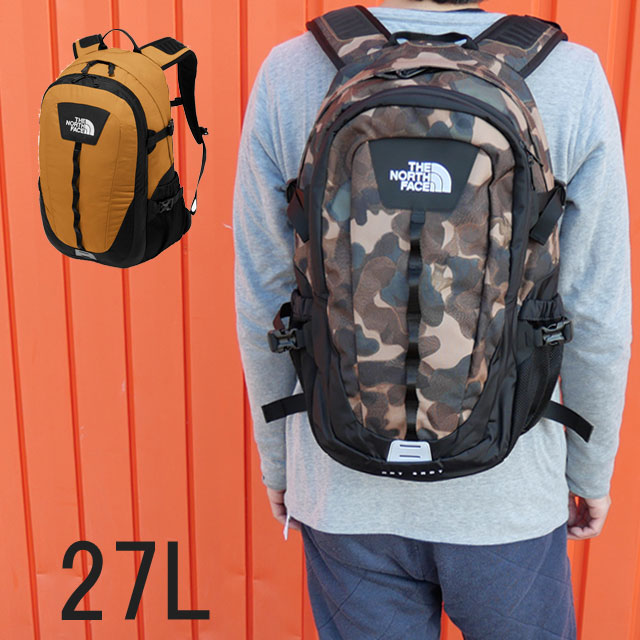 送料無料 バックパック リュックサック メンズ レディース SS 春夏 新作 春新作 夏新作 人気 流行 定番 2024 BAG 27L NM72302 ノースフェイス ホットショット リュック デイバッグ 鞄 クラシック バッグ 通勤 通学 旅行 アウトドア 迷彩 カモフラ 茶色 ブラウン