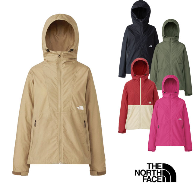 メール便送料無料 長袖 レディース SS 春夏 新作 春新作 夏新作 人気 流行 定番 2024 NPW72230 ノースフェイス アウター コンパクトジャケット 撥水 マウンテンパーカー フード ウィンドブレーカー トップス 防寒 上着 携帯 収納袋付き アウトドア キャンプ