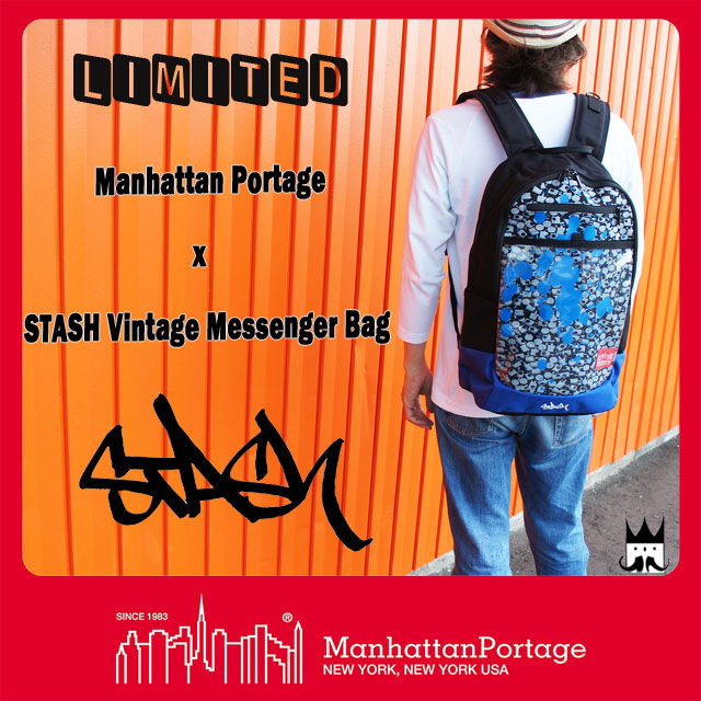 送料無料 マンハッタンポーテージ Manhattan Portage メンズ レディース バッグ MP1270-STASH スタッシュ イントレピッド バックパック