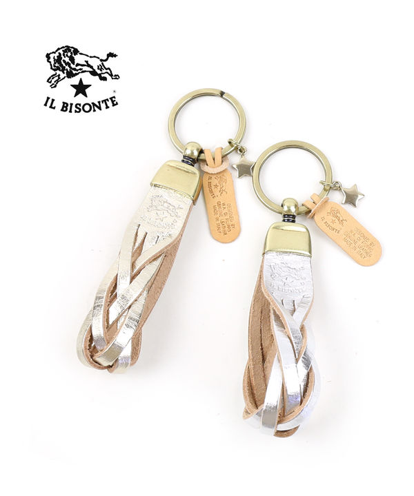 イルビゾンテ キーホルダー メール便可能商品 M便 3/5  正規品 新品 レディース メンズ 男性 女性 誕生日プレゼント ギフト 父の日    IL BISONTE 54172309350