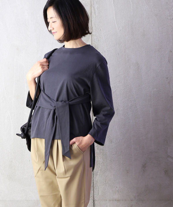 リタジーンズトウキョウ カットソー FRONT KNOTS LONG TAIL CUT RITA JEANS TOKYO RT19PSCT-08  2019春夏 送料無料    レディース 女性 誕生日プレゼント ギフト 正規品 新品