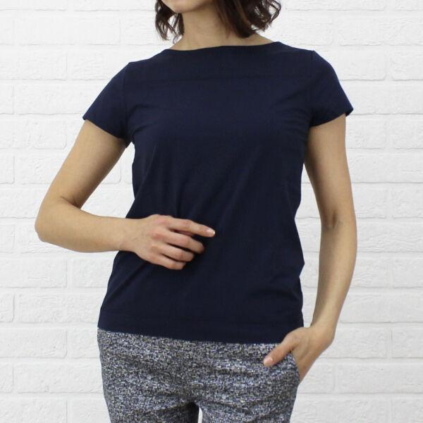 ASPESI(アスペジ)コットン ポリウレタン ボートネック 半袖 Tシャツ・Z330-F033-85-0191401【トップス】    レディース 女性 誕生日プレゼント ギフト 正規品 新品