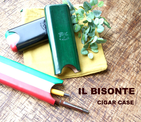 イルビゾンテ 葉巻 シガーケース レディース 正規品 新品 女性 誕生日プレゼント ギフト 5402300191 IL BISONTE 【小物】