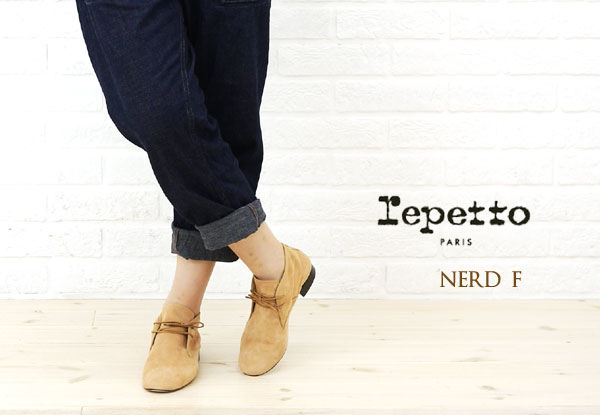 repetto(レペット)NERD F スエードシューズ・V1070CV-0061201    レディース 女性 誕生日プレゼント ギフト 正規品 新品