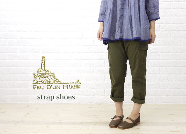 FEU D'UN PHARE(フューダンファーレ)ラメ ストラップ付き フラットシューズ・F58102-0301202【レディース】    レディース 女性 誕生日プレゼント ギフト 正規品 新品