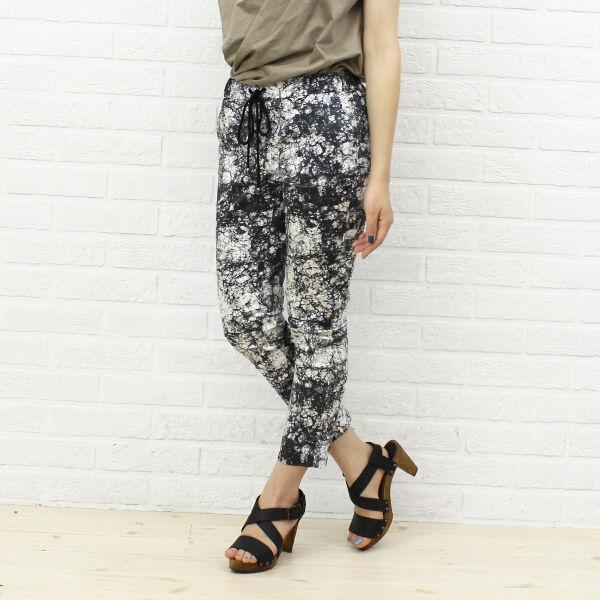 Lotta(ロッタ)コットン ポリウレタン 9分丈 ストレッチ プリントパンツ・131209-2371301【レディース】    レディース 女性 誕生日プレゼント ギフト 正規品 新品