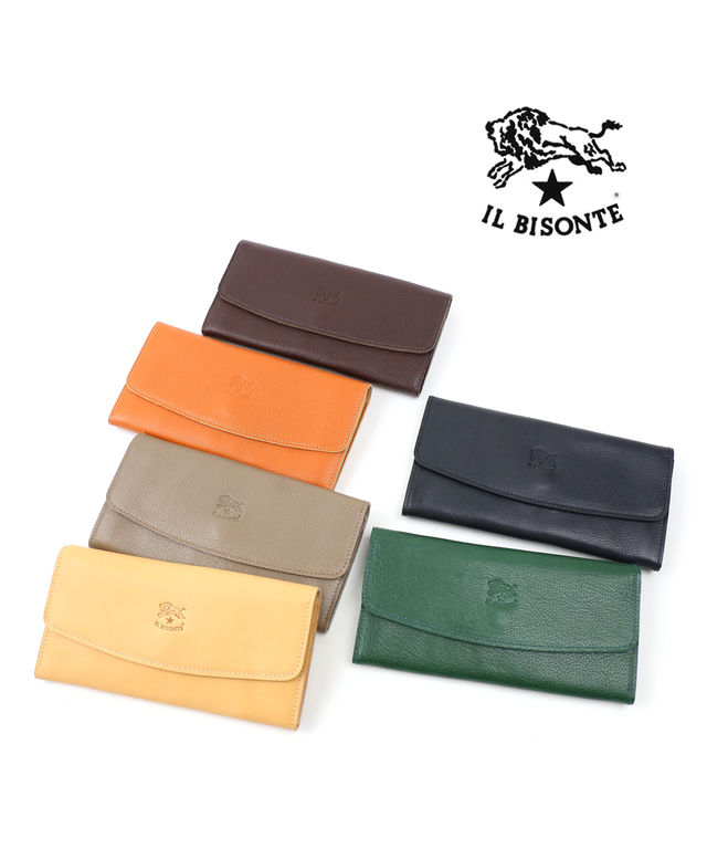 イルビゾンテ 長財布 ロングウォレット IL BISONTE 54162304340  新作 送料無料  　 レディース メンズ 男性 女性 誕生日プレゼント ギフト 新品 父の日　バレンタインアイテム