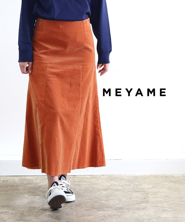 メヤメ ベロアスカート ロングスカート BEAUTIFUL SKIRT VELOUR MEYAME MEY-1314 国内正規品  送料無料