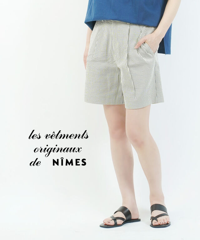 ニーム サッカーストライプショートパンツ NIMES NLG5102092 国内正規品 210503 送料無料