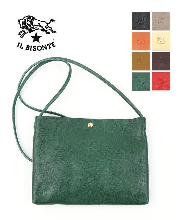 イルビゾンテ レザーショルダーバッグ IL BISONTE 54192300110 国内正規品 220309 送料無料