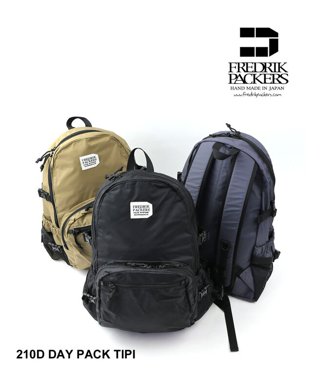 フレドリックパッカーズ マザーズバッグ 210D DAY PACK TIPI FREDRIK PACKERS 210D-DP-TIPI 国内正規品 220403 送料無料