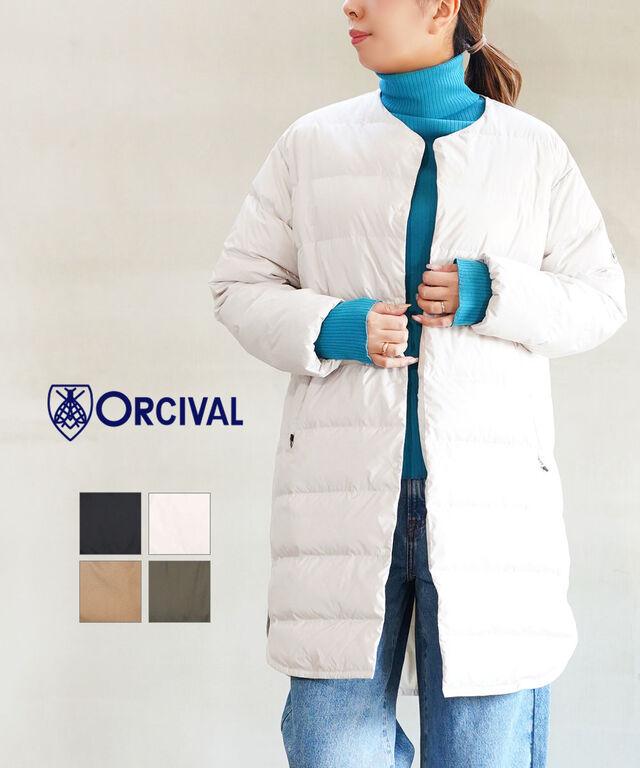 オーチバル・オーシバル ポリエステルタフタ ライトダウンコート ORCIVAL OR-A0602DPR 国内正規品 2025秋冬新作 送料無料