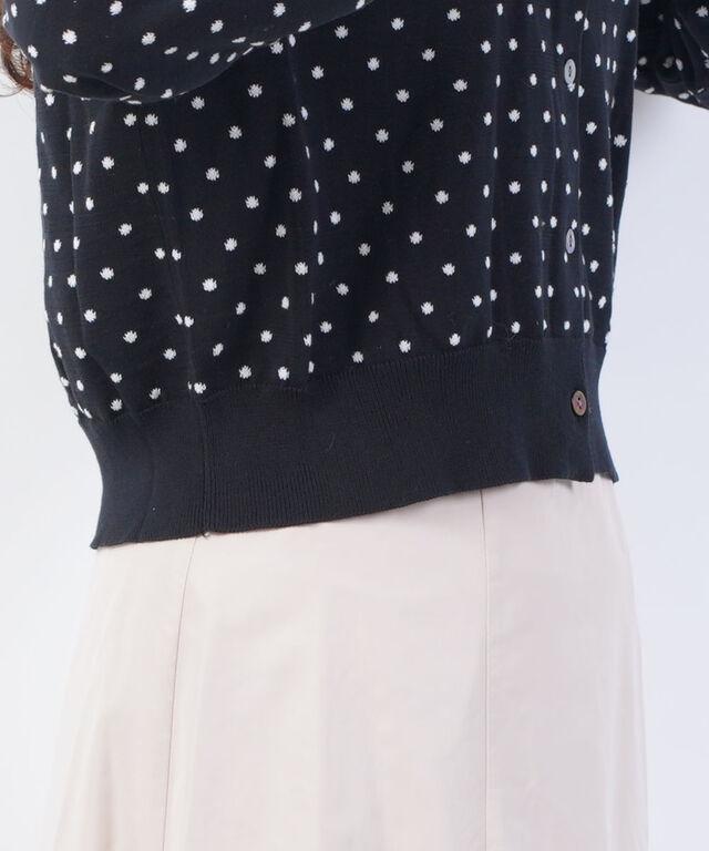 ミズイロインド クルーネックカーディガン mizuiro ind 1-220000 国内