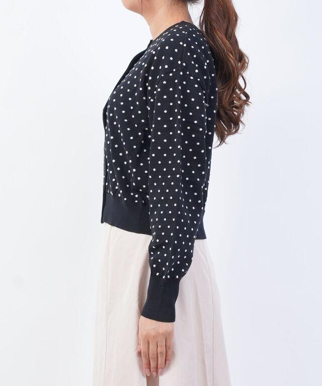 ミズイロインド クルーネックカーディガン mizuiro ind 1-220000 国内