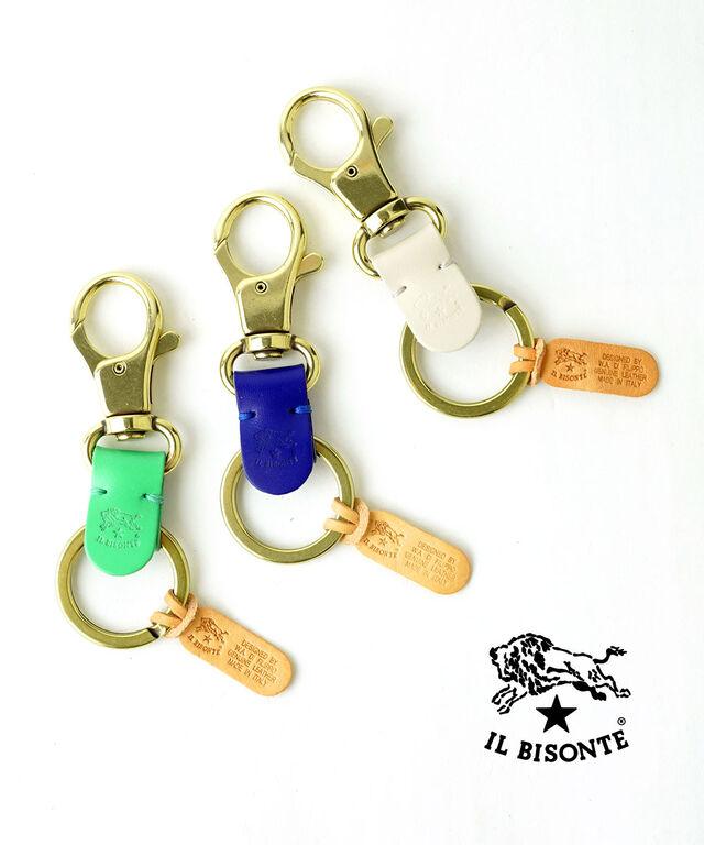 イルビゾンテ キーリング IL BISONTE 54242309450 国内正規品 220409 メール便可能商品[M便 3/5]
