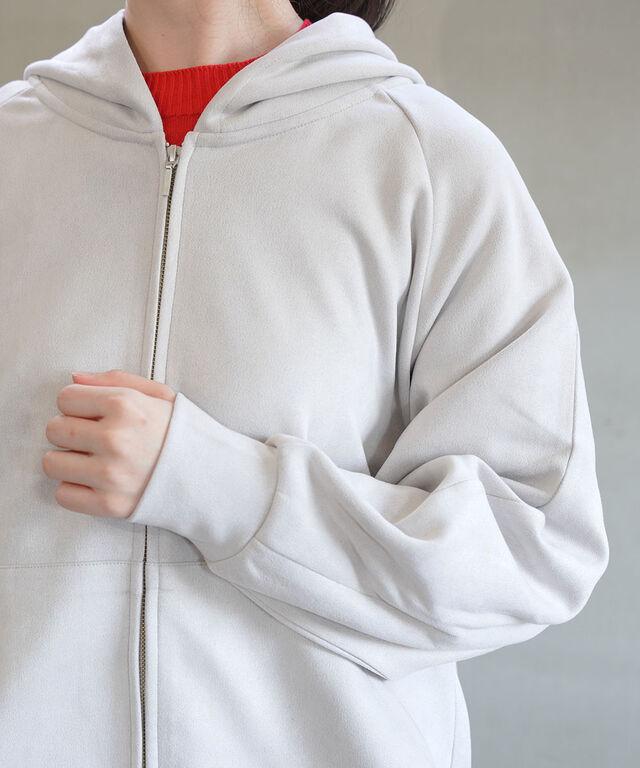 イノウェーブ マシュマロスウェード ジップパーカー INNOWAVE 8542329