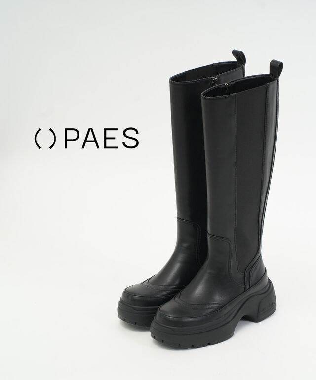 ペイズ/フェーズ レザーロングブーツ PAES PAES-06L 国内正規品 220409 送料無料