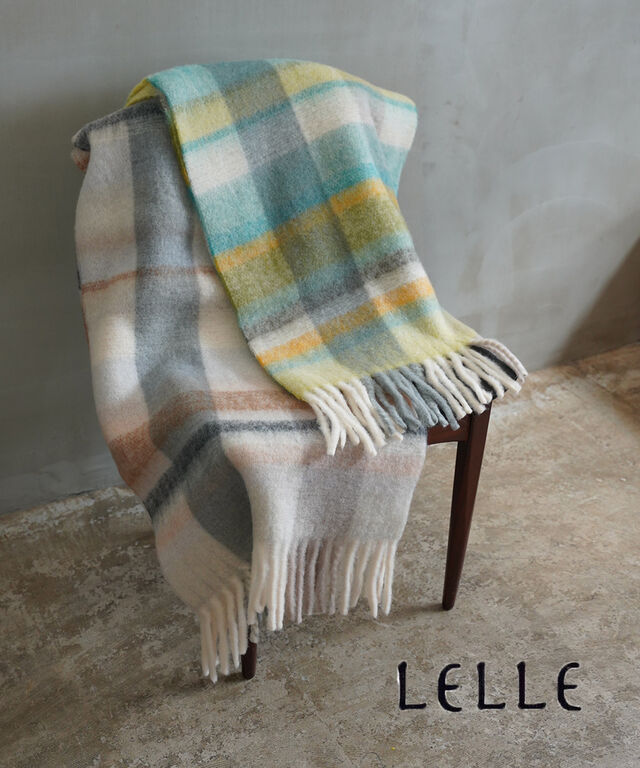 レレ チェックマフラー LELLE CBM-BIR1400 国内正規品 220409