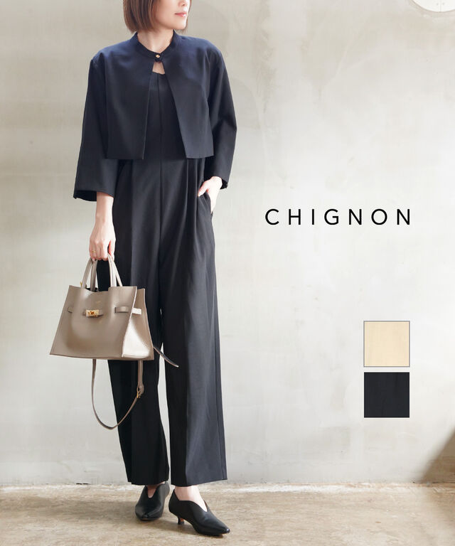 シニヨン JKセットコンビネゾン CHIGNON 3645-224KK 国内正規品 220409 送料無料 フォーマル オケージョン パーティ お呼ばれ セットアップ