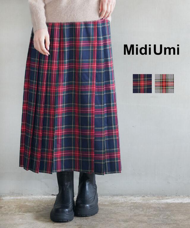 ミディウミ ラッププリーツスカート Midi-Umi 4-769719 国内正規品 220409 送料無料