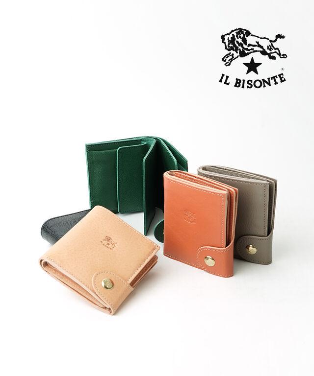 イルビゾンテ 二つ折り財布 IL BISONTE 54252305441 国内正規品 2025春夏新作 送料無料