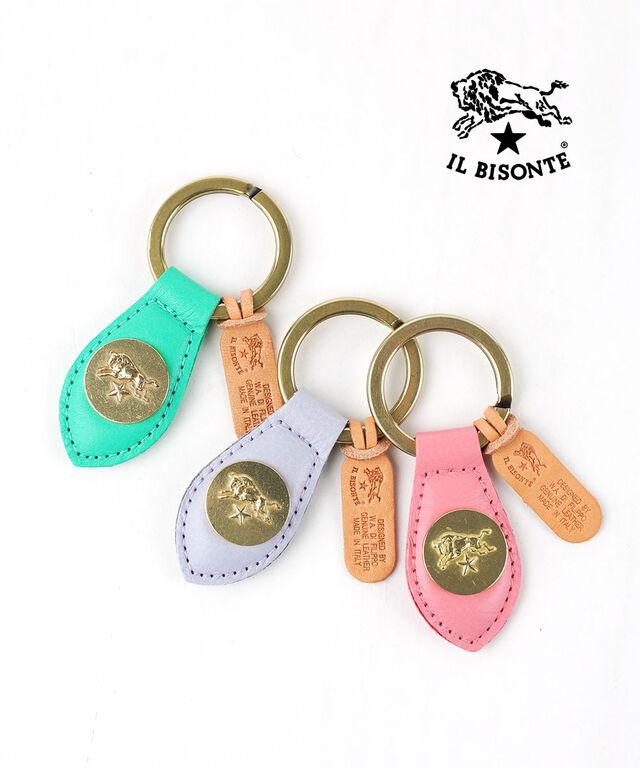 イルビゾンテ キーリング キーホルダー IL BISONTE 54252305350 国内正規品 2025春夏新作 メール便可能商品[M便 1/5]