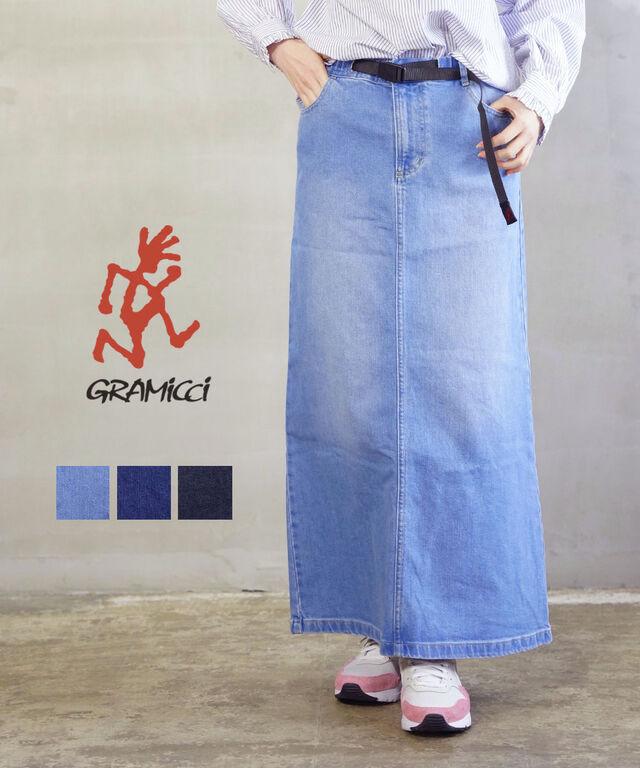 グラミチ ストレッチデニムAラインスカート GRAMICCI GLSK5-SJP07 国内正規品 2025春夏新作 送料無料