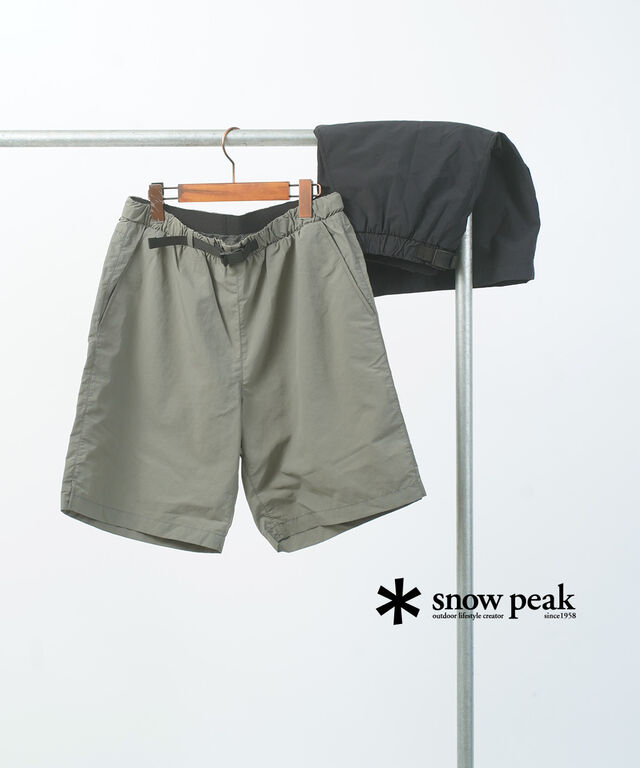 スノーピーク Nylon Tussah 2Way Shorts  Peak PA-25SU007 国内正規品 2025春夏新作 送料無料