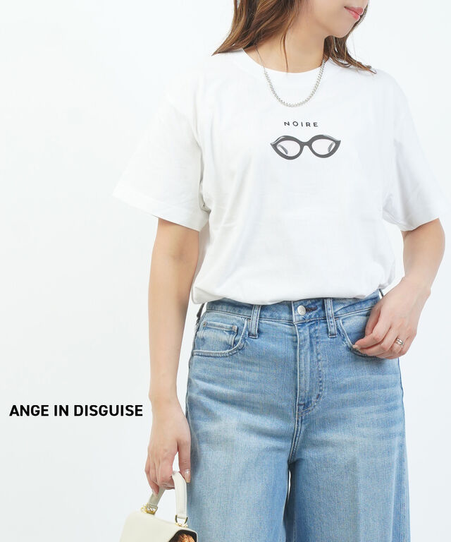アンジ イン ディスガイズ Tシャツ NOIRE ANGE IN DISGUISE NOIRE 国内正規品 2025春夏新作 メール便可能商品[M便 5/5]