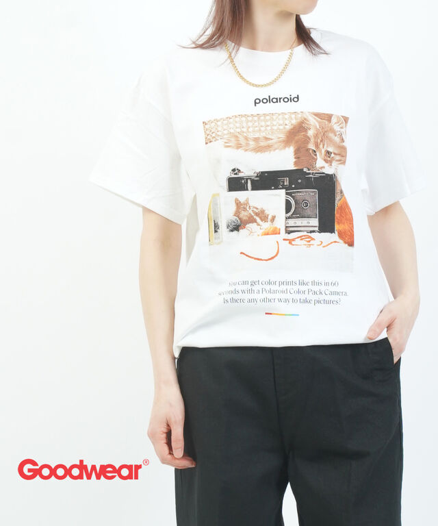 グッドウェア PORALOID CAT Tee GOODWEAR GDW-LCS-251501 国内正規品 2025春夏新作 メール便可能商品[M便 5/5]