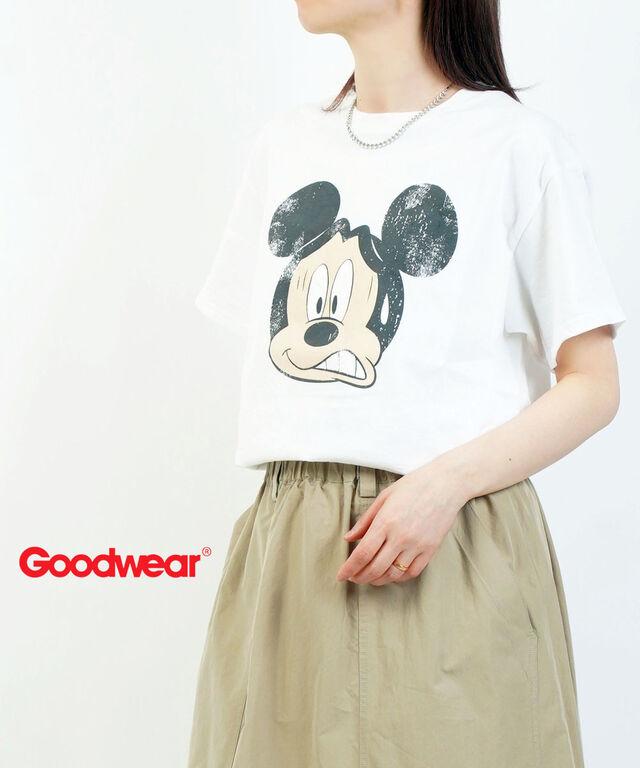 グッドウェア ミッキーヴィンテージフォームプリントT GOODWEAR GDW-LCS-251302 国内正規品 2025春夏新作 メール便可能商品[M便 5/5]
